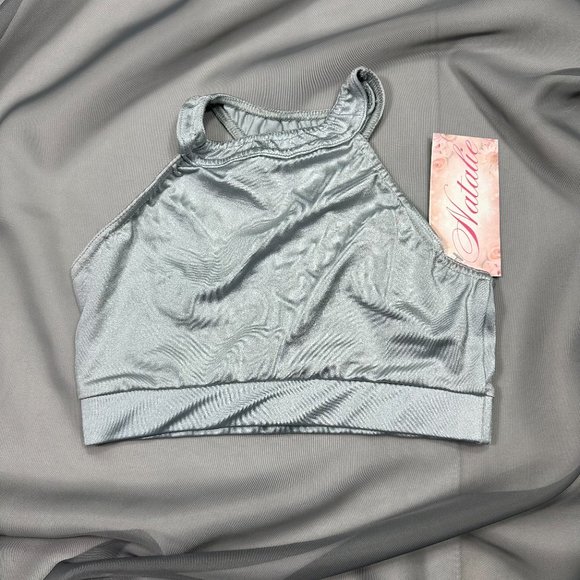 Natalie Dancewear | Costumes | Natalie Dancewear Soft Gray Youth Crop ...